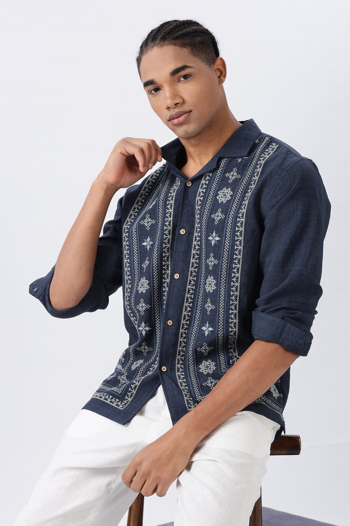 Buy Mens Embroidered Shirts Online - Hamptons