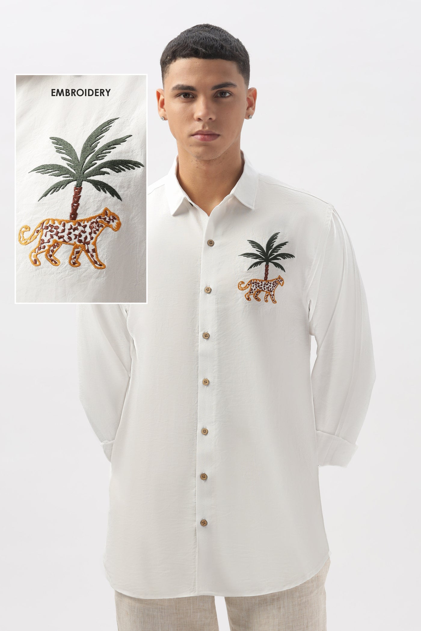 Shop Stylish Embroidered Shirts for Men Online from Hamptons